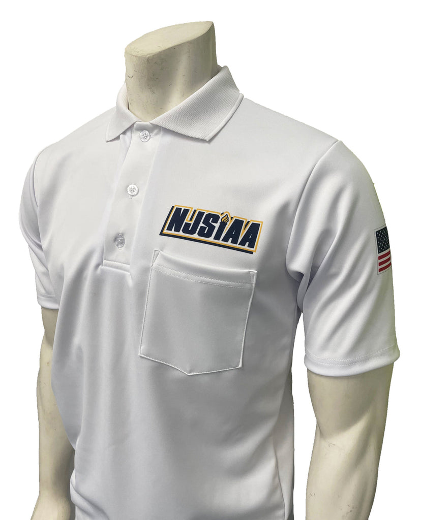 USA400NJ WH - New Jersey White Men's Volleyball/Swimming Short Sleeve ...