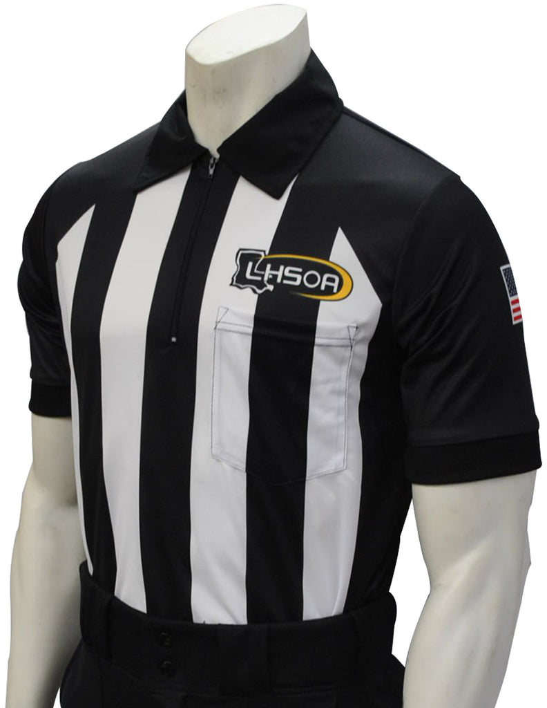 USA155LA - Louisiana 2 1/4" Stripe - Short Sleeve Football Shirt – NFHS ...